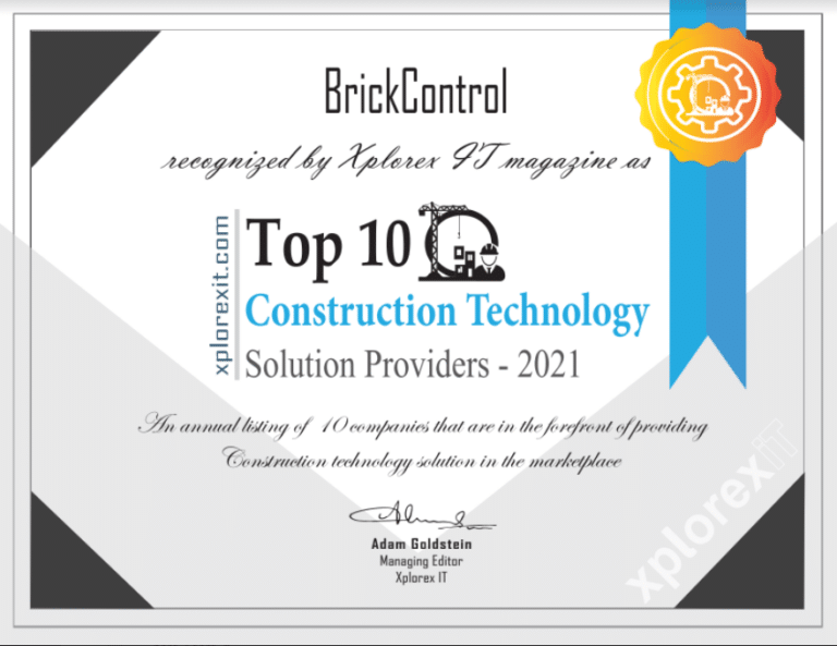 BrickControl: Cloud-based Construction Management Solution