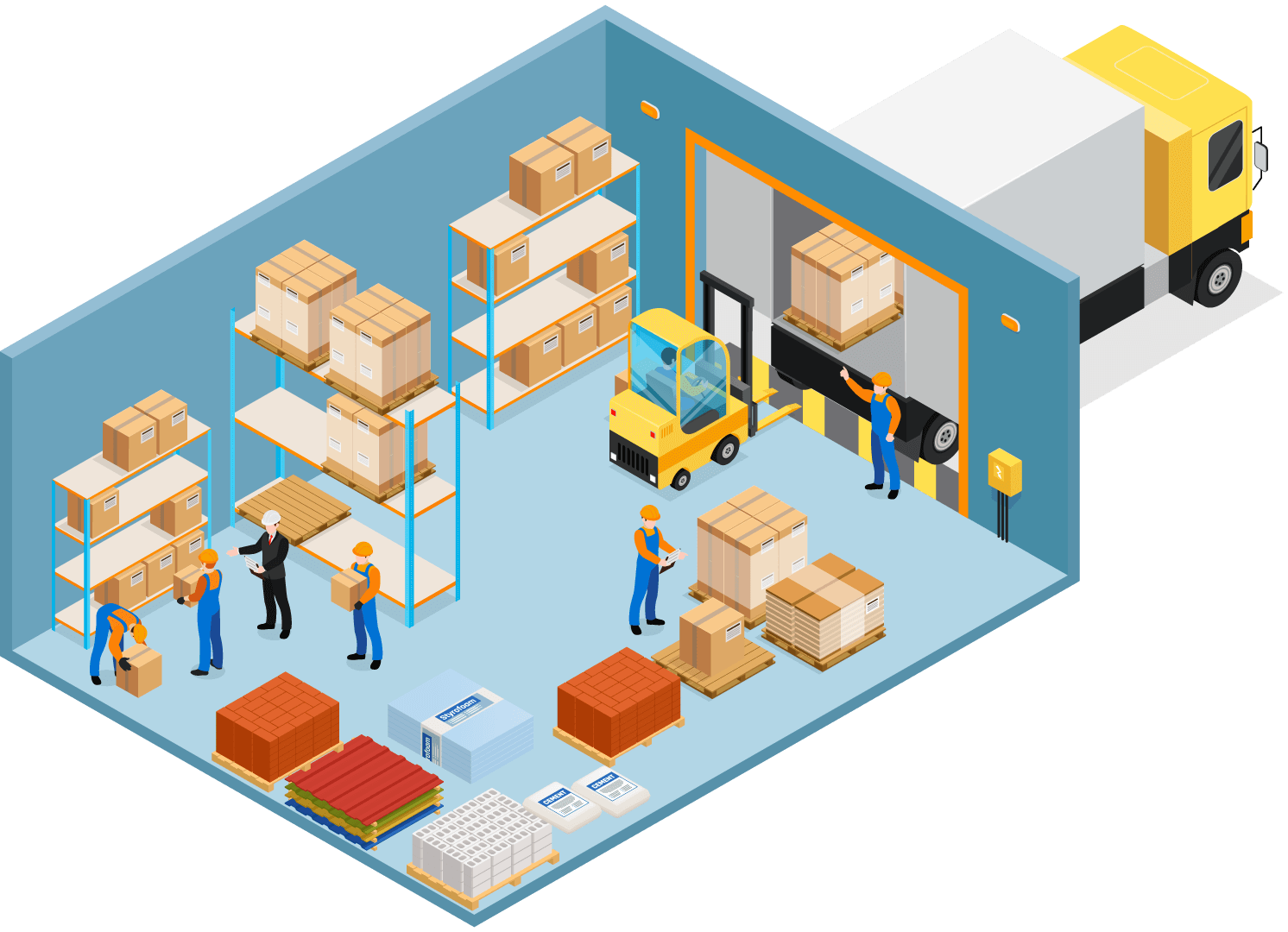 Gestión y recepción de materiales para la construcción - BrickControl